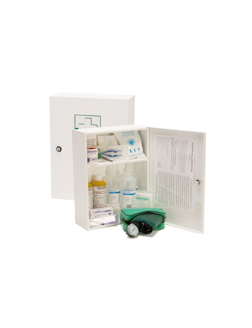 Cassetta pronto soccorso e pacco reintegro per oltre 2 persone