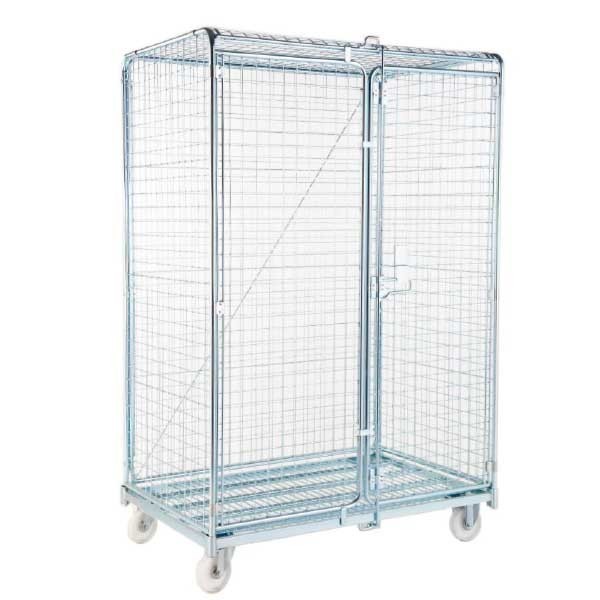 Roll container e ceste in filo metallico | Carrelli in filo di metallo ...