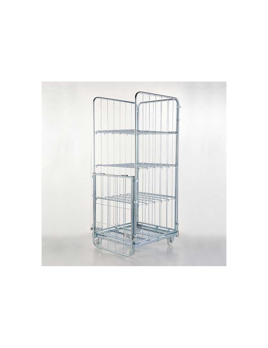 Roll container e ceste in filo metallico | Carrelli in filo di metallo ...